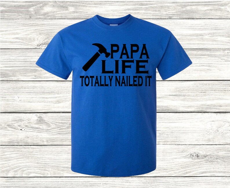 Papa Life Totally Nailed It SVG Papa SVG Grandpa svg Dad | Etsy