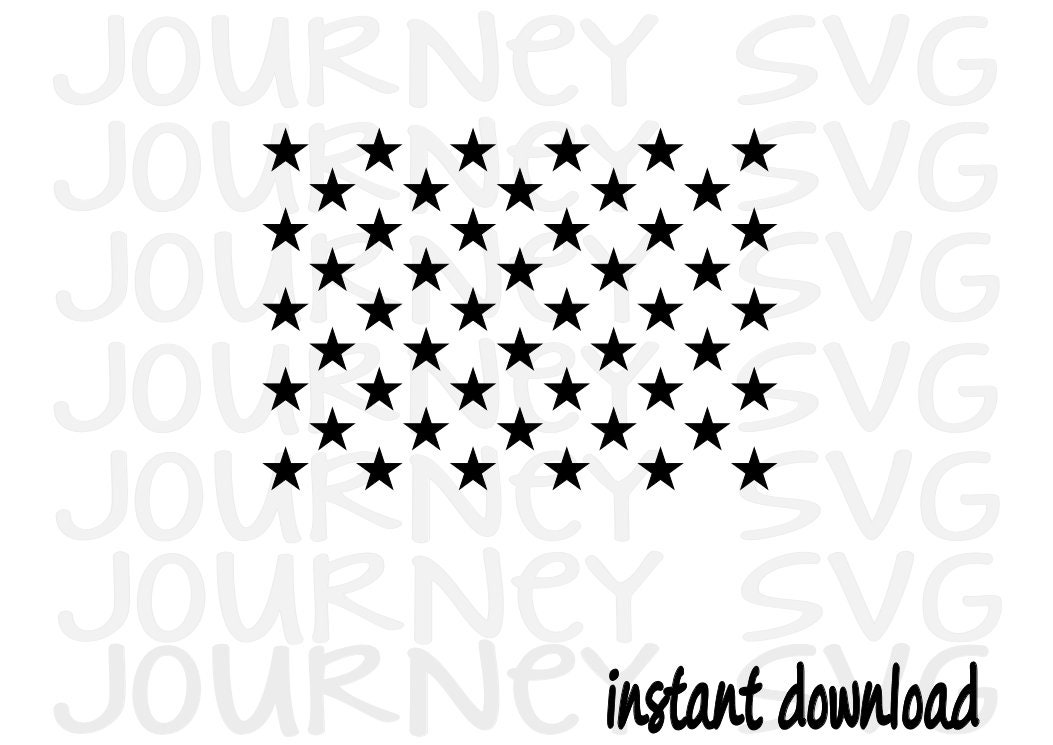 50 Stars SVG, American Flag Svg, Flag Svg, Patriotic Svg, Independence ...
