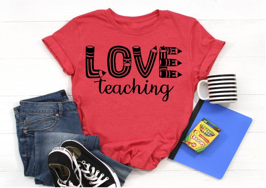 Love Teaching SVG, Teacher Svg, Teacher Gifts, Svg Files, Back to ...