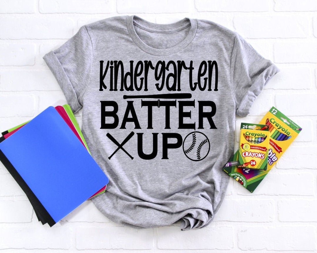 Kindergarten Batter up SVG, Kindergarten Teacher SVG, Teacher SVG, Back ...