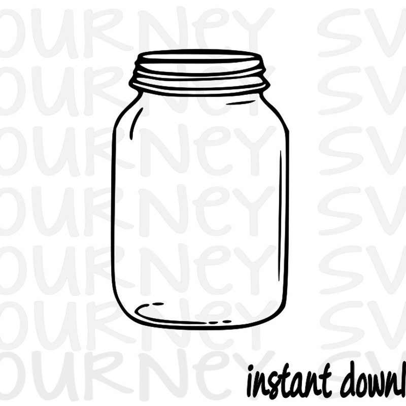 Mason Jar Cricut - Etsy