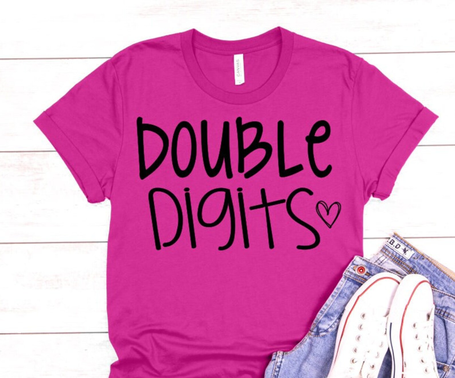 Double Digits SVG Tenth Birthday SVG Child's Birthday - Etsy