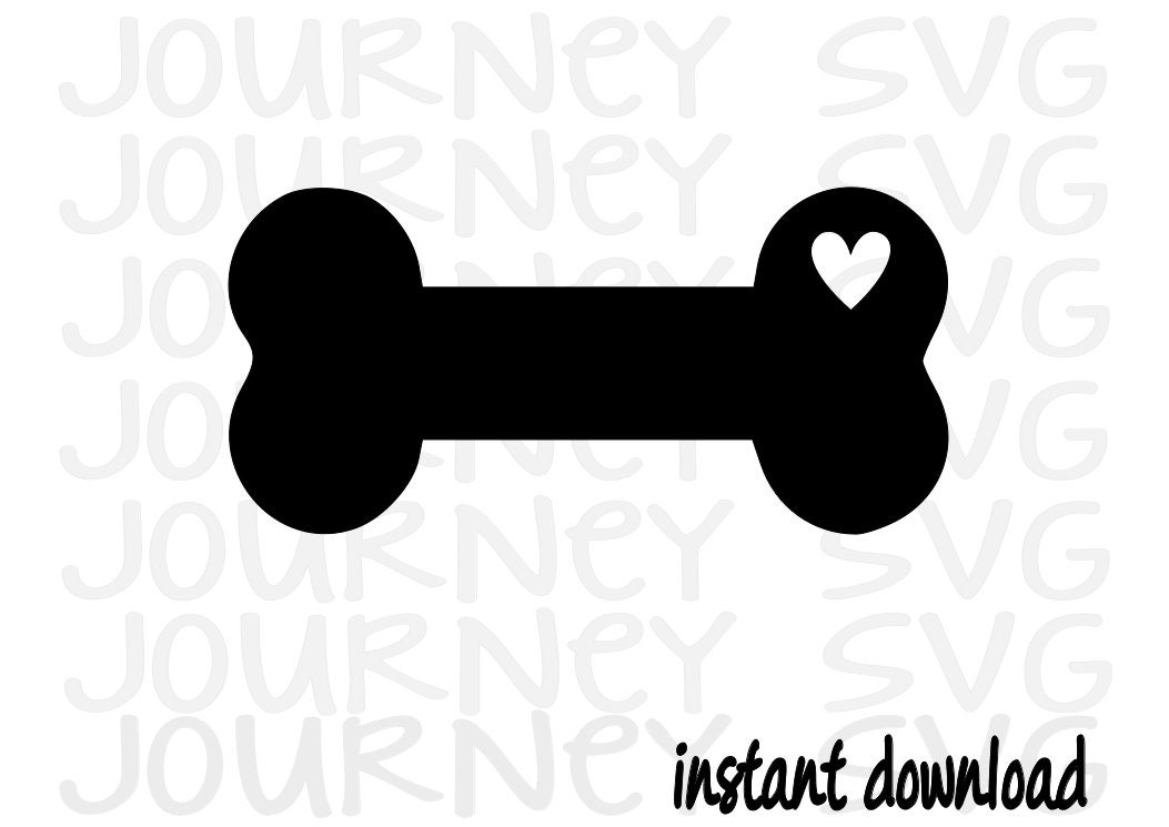 Dog Bone SVG Paw Heart Print Svg Heart Svg Dog Svg Cat Svg | Etsy