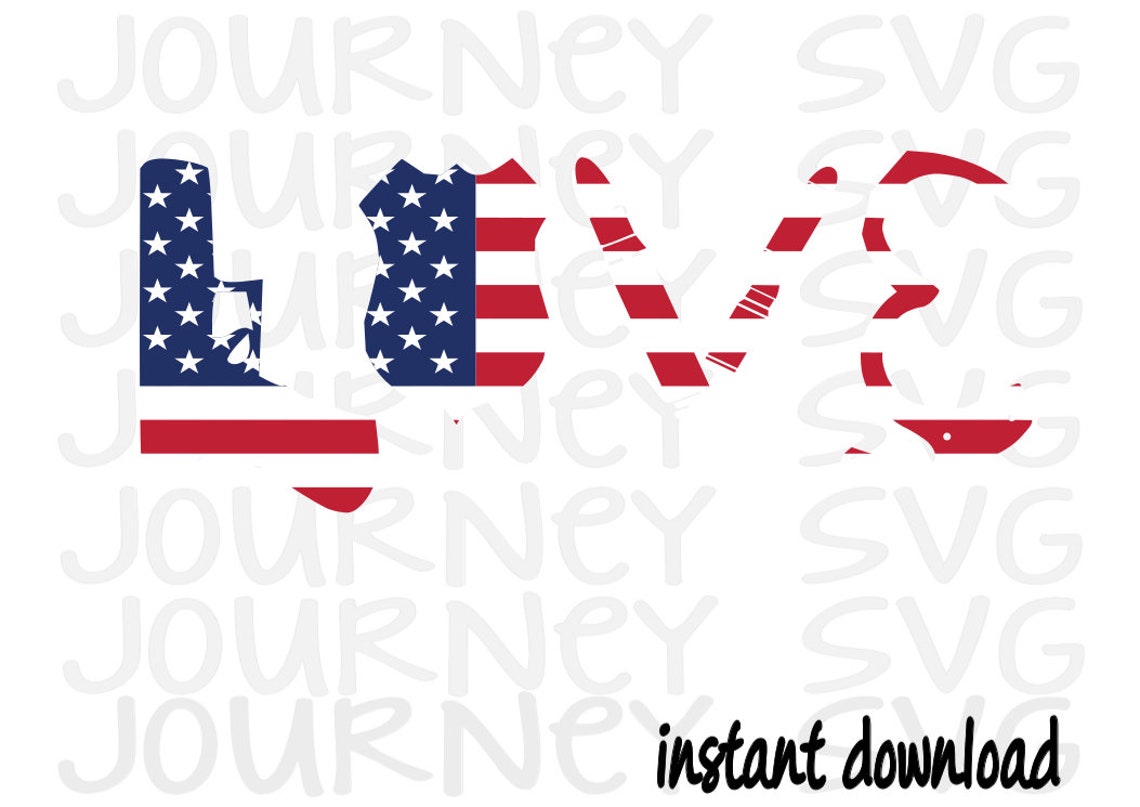 Love Police Officer SVG Police Wife Svg American Flag SVG - Etsy