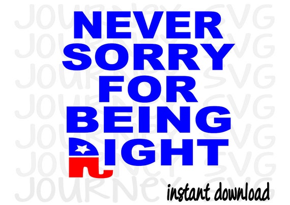 Raised Right SVG Republican SVG GOP Svg Republican Elephant - Etsy