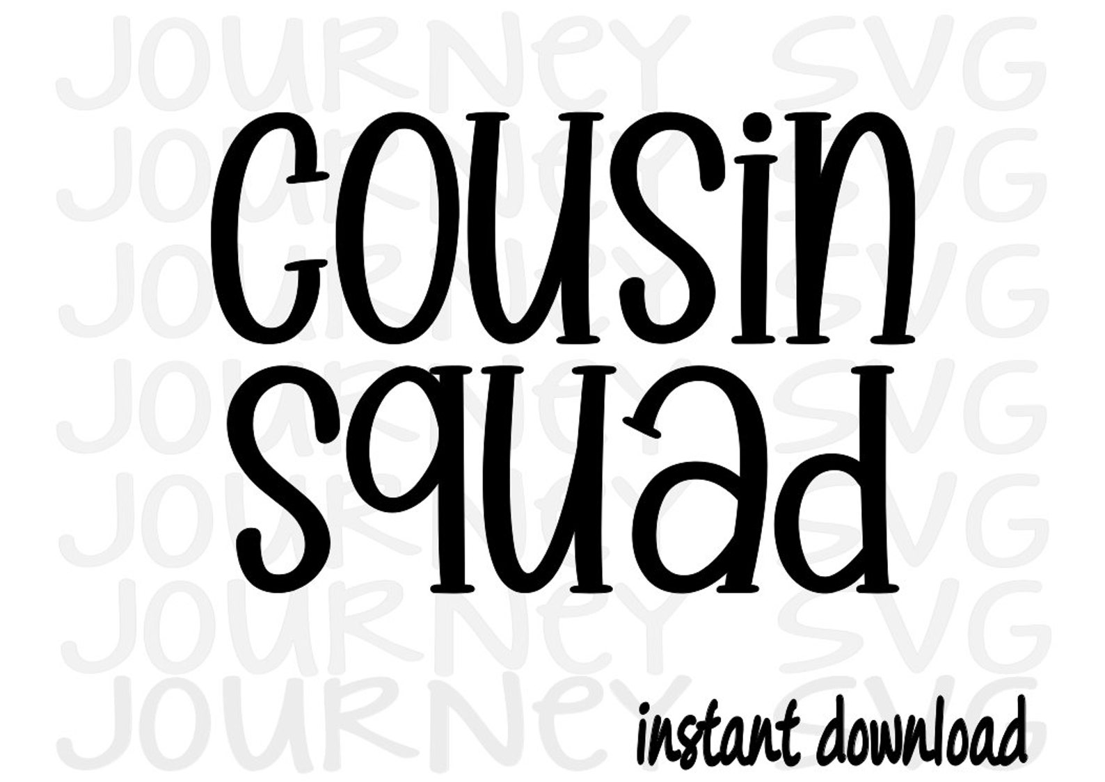 Cousin Squad Svg Little Cousin SVG Big Cousin SVG Cousin - Etsy
