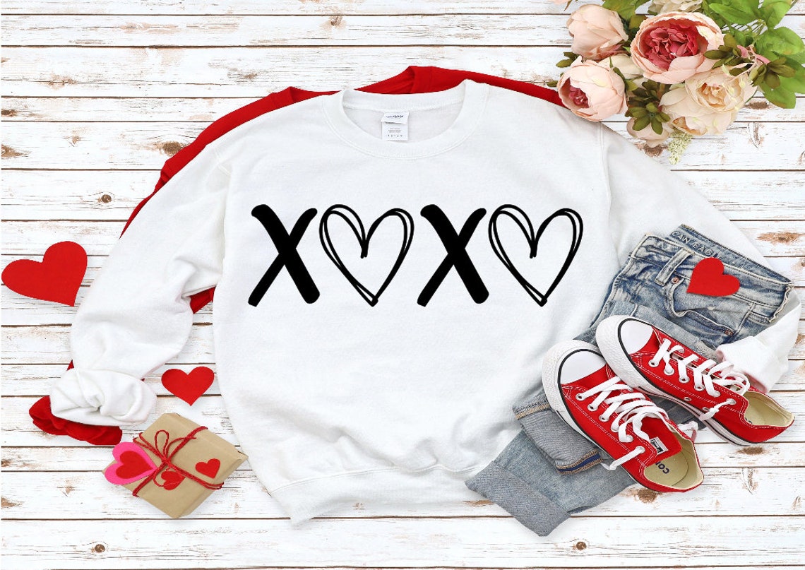 XOXO SVG, Heart SVG, Doodle Heart Svg, Crayon Heart Svg - Etsy