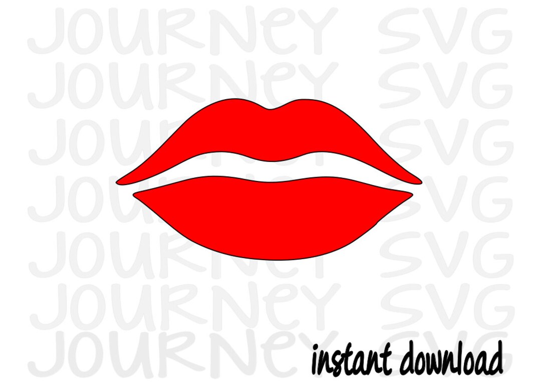 Lips SVG - Etsy