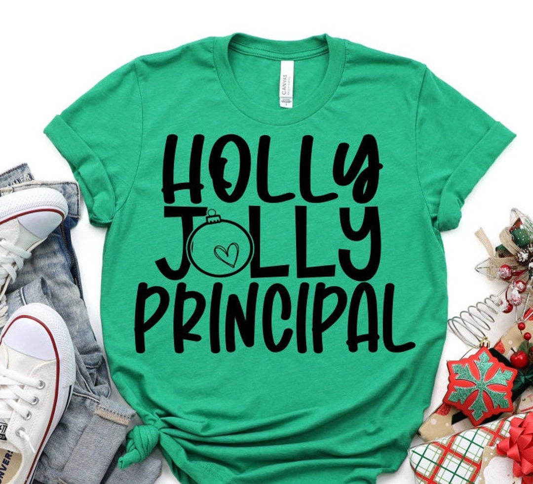 Holly Jolly Principal Svg, One Merry Principal SVG, Santa's Favorite ...