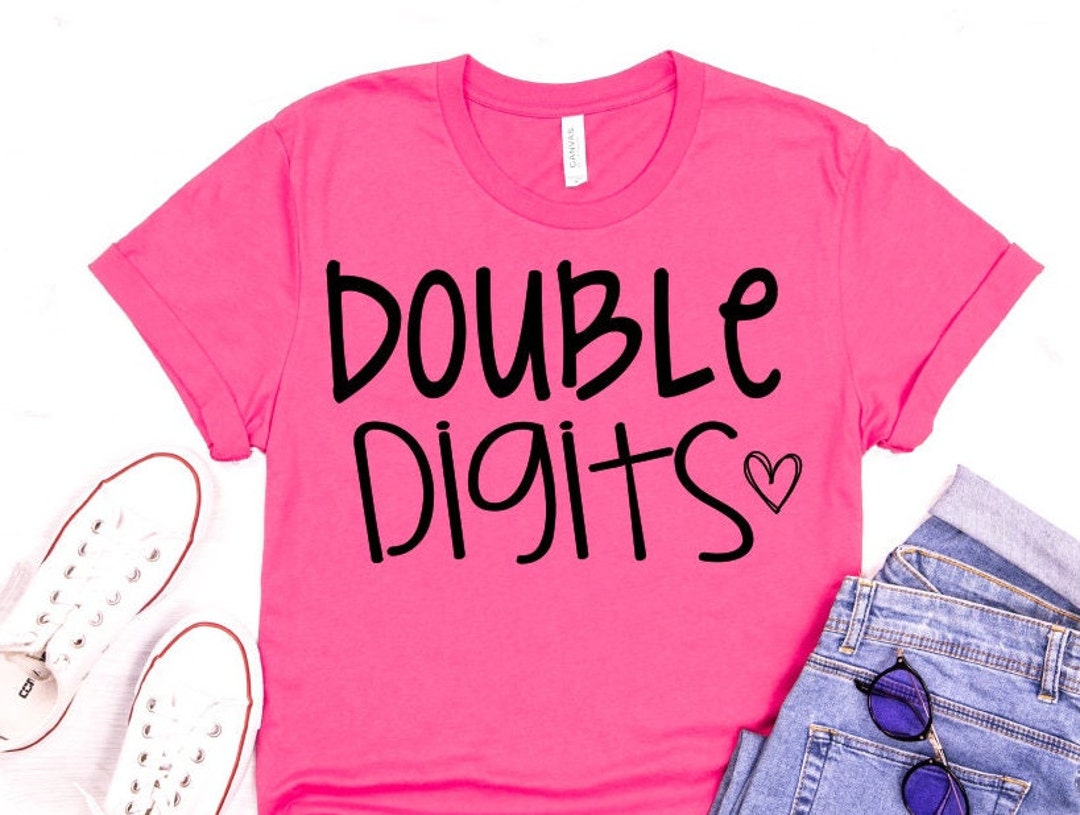 Double Digits SVG, Tenth Birthday SVG, Child's Birthday SVG, Child's ...