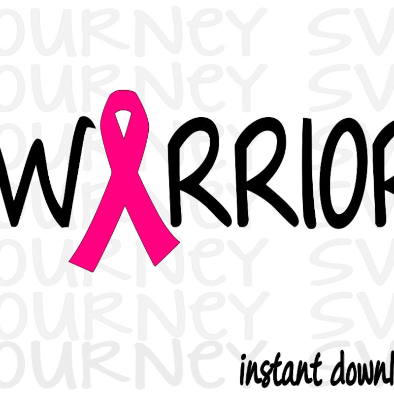 Cancer Warrior Svg - Etsy