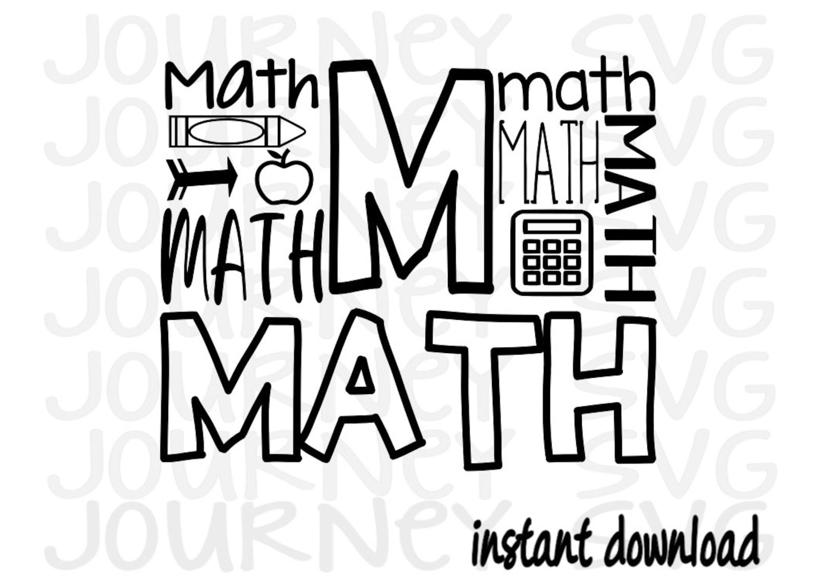 Math Teacher SVG Teacher SVG Back to School SVG Teacher - Etsy