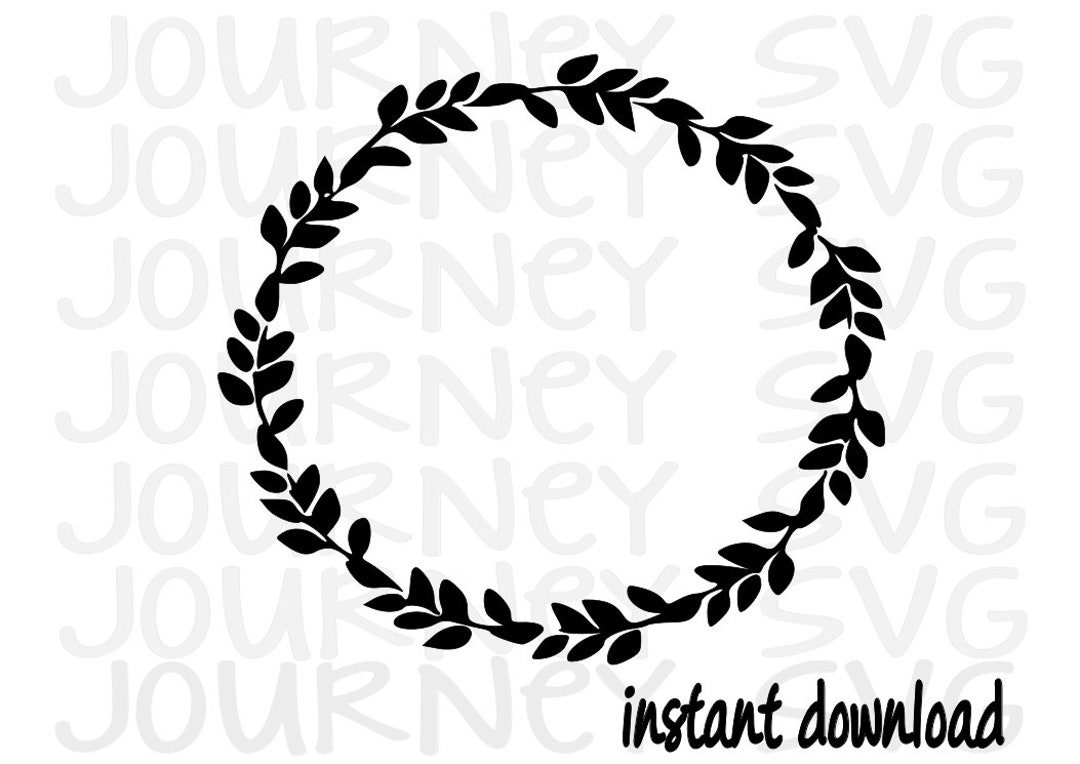 Vine Wreath SVG - Etsy
