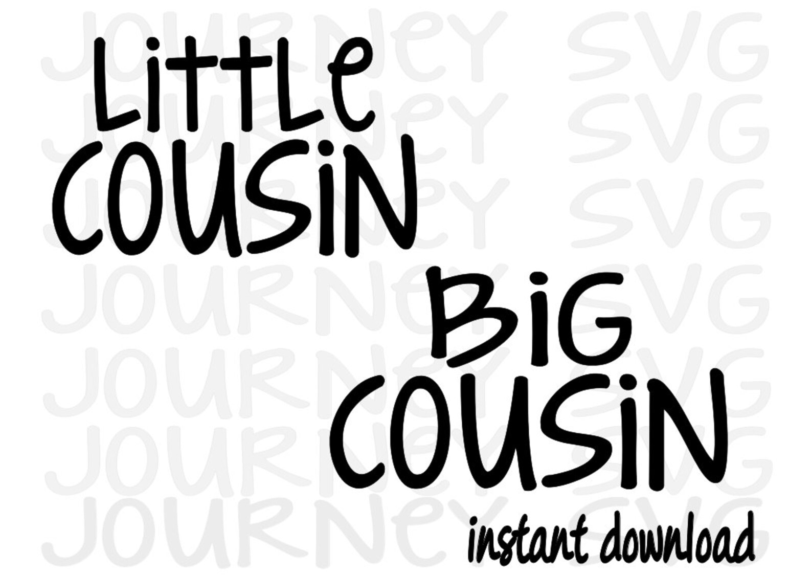 Little Cousin SVG, Big Cousin SVG, Cousin SVG - Etsy