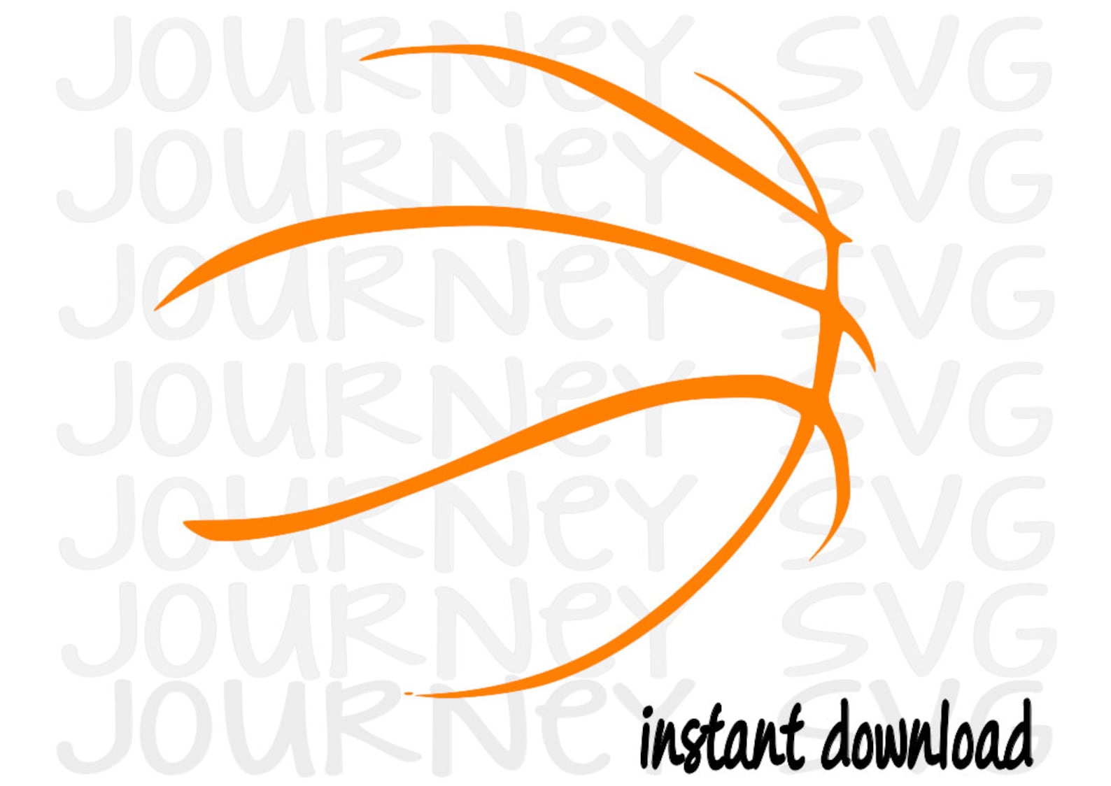 Basketball SVG Sport SVG Basketball Outline SVG - Etsy