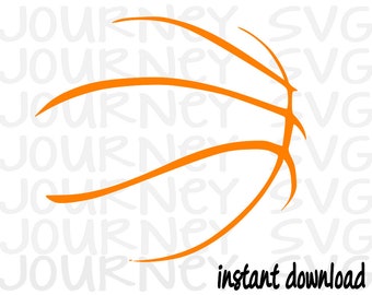 Basketball Svg, Half Basketball Svg, Sport Svg - Etsy