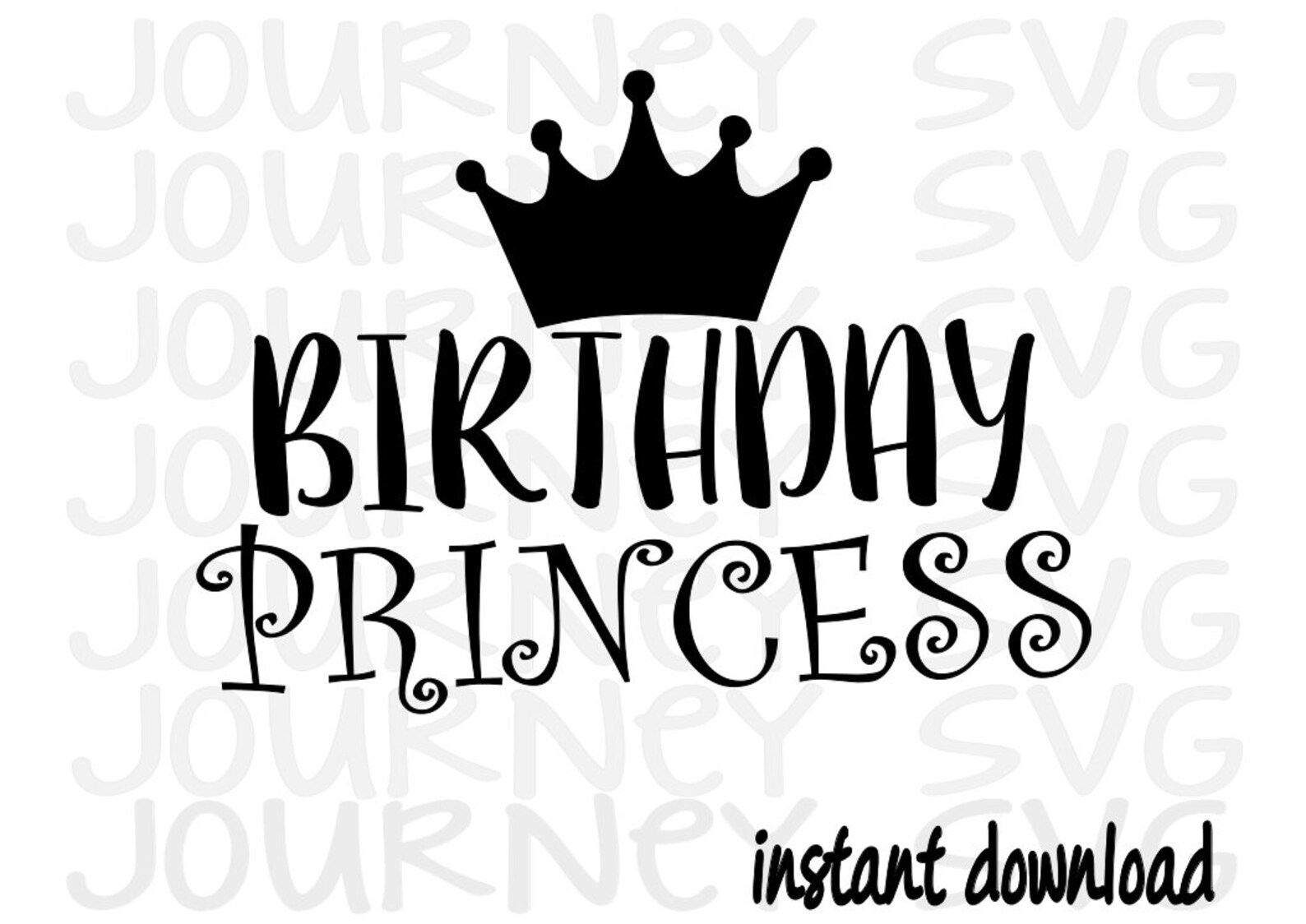 Birthday Princess SVG, Birthday Girl SVG, Girl Birthday SVG - Etsy