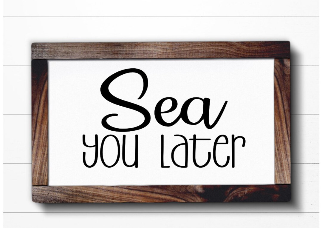 Sea You Later SVG, Summer Svg, Hello Summer, Vacation Svg - Etsy