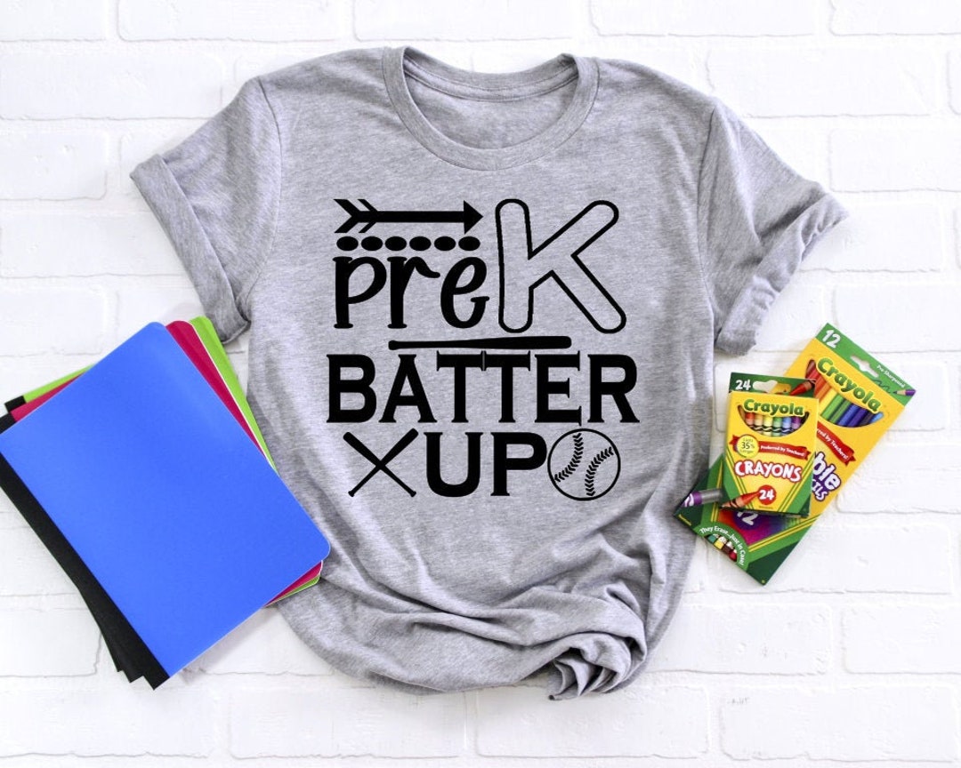 Pre K Batter up SVG, Pre K Teacher SVG, Teacher SVG, Back to School Svg ...