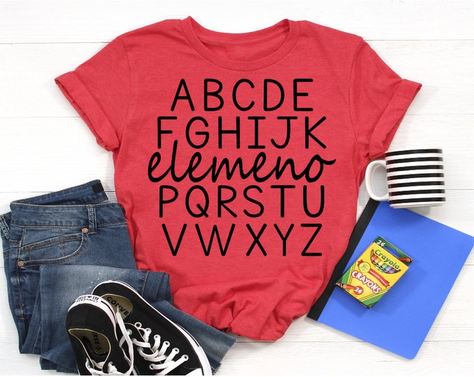 Elemeno SVG, Alphabet Elemeno SVG, Teacher Svg, Back to School Svg, ABC ...
