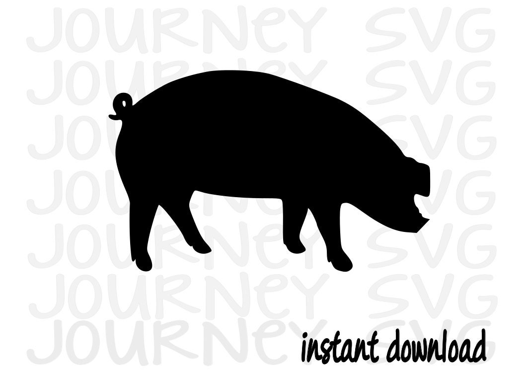 Pig SVG, Animal Svg - Etsy
