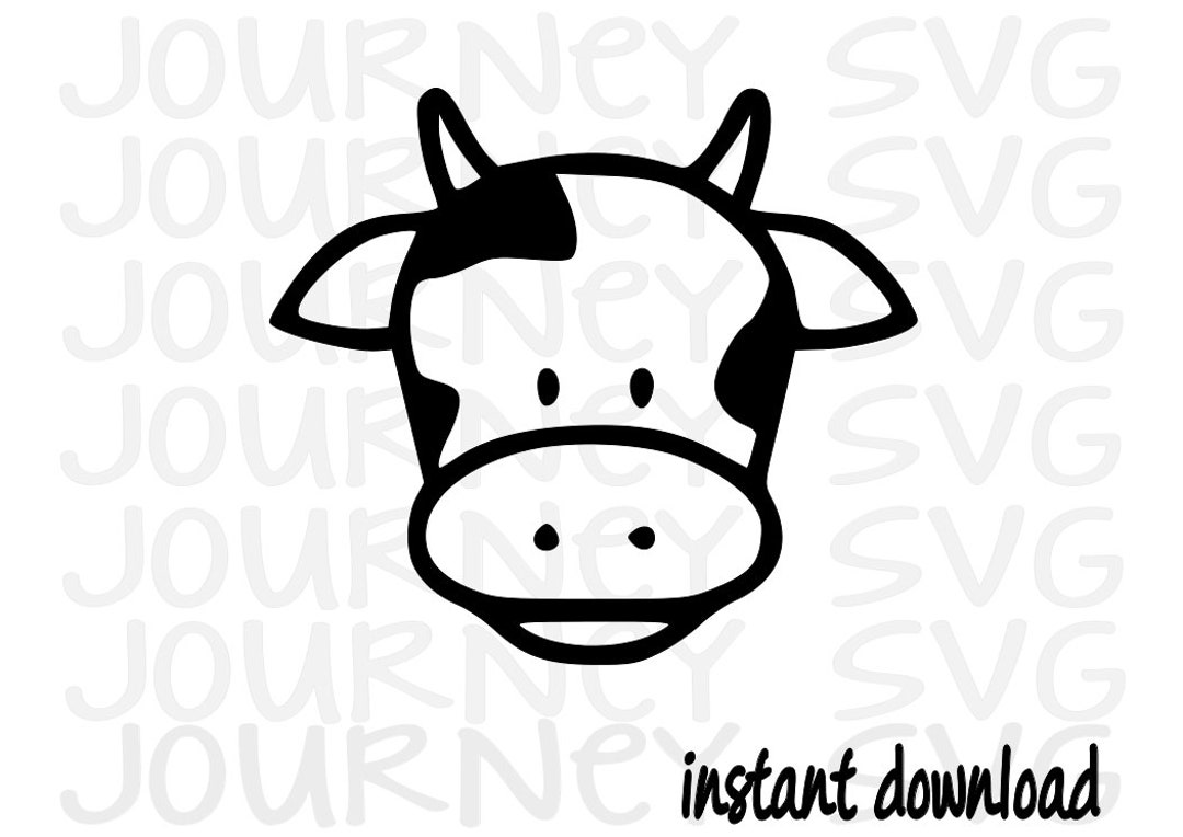 Cow SVG, Animal Svg - Etsy