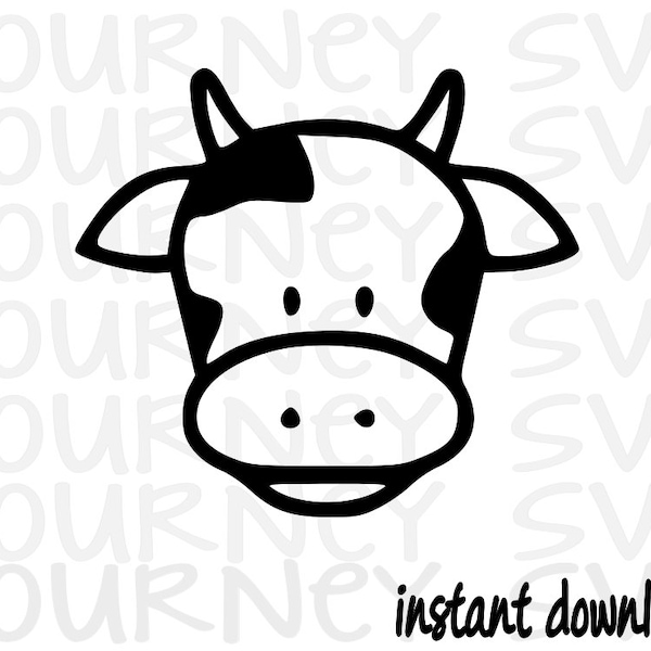 Cow Svg - Etsy