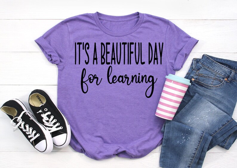 It's a Beautiful Day for Learning SVG File Teacher Svg - Etsy