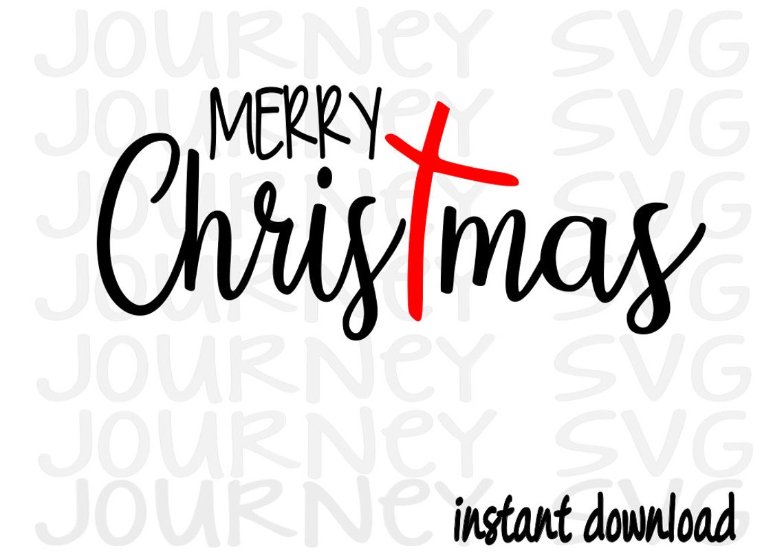 Merry Christmas SVG Christmas SVG | Etsy