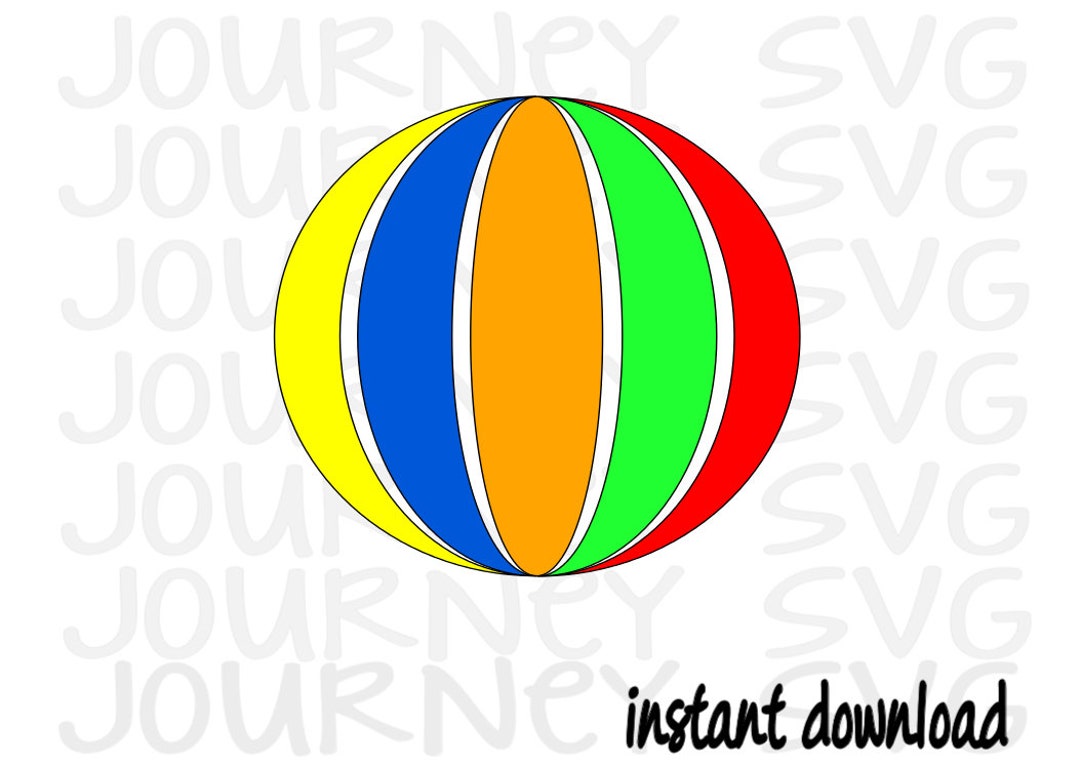 Beach Ball SVG, Summer Svg, Beach SVG - Etsy
