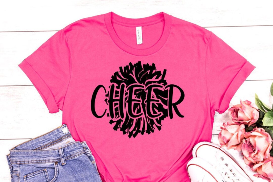 Cheer SVG Love Cheer SVG Cheerleader SVG Pom Pom Svg - Etsy