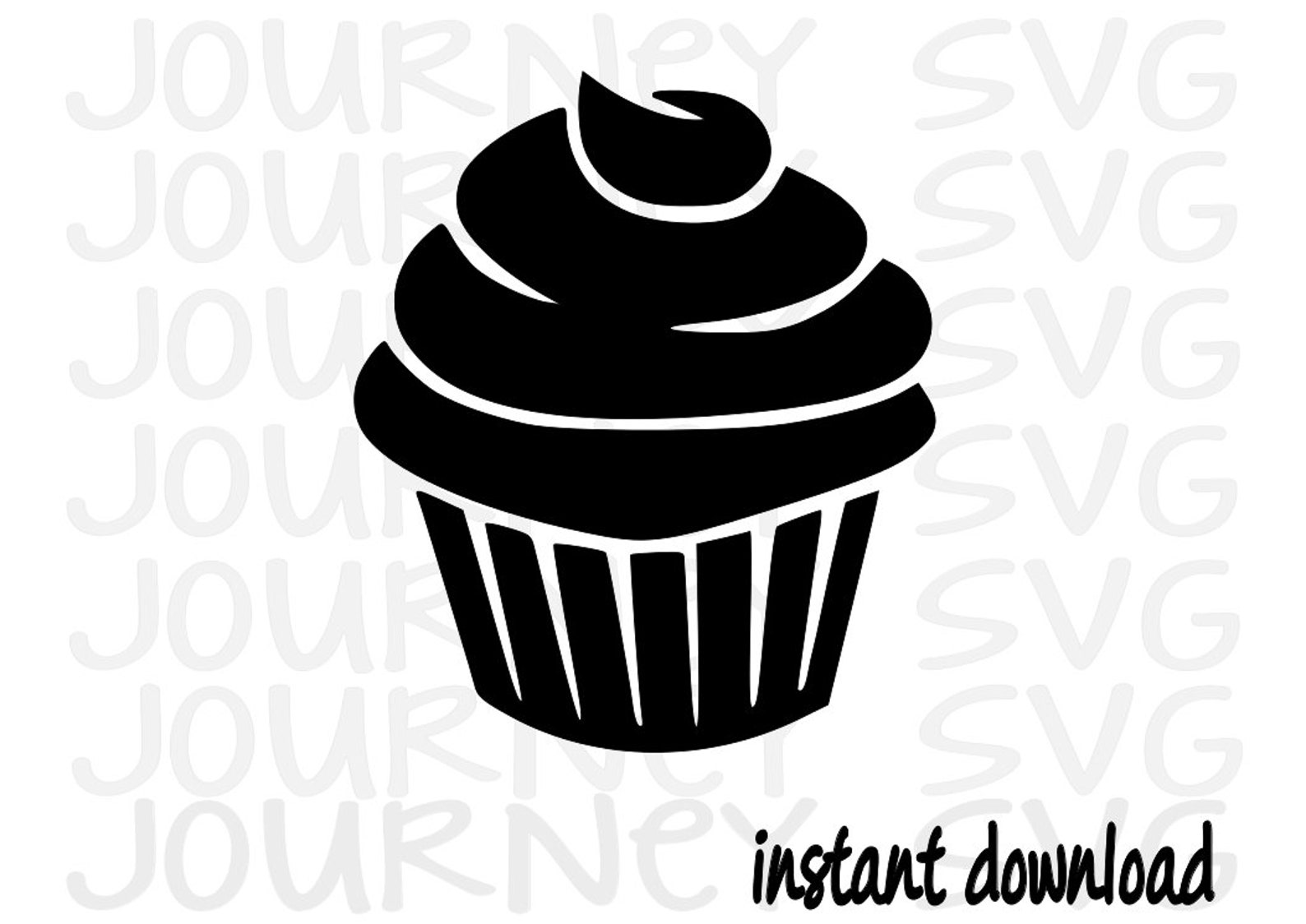 Cupcake SVG File - Etsy