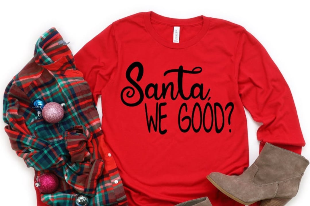 Santa We Good SVG , Christmas SVG, Santa SVG - Etsy