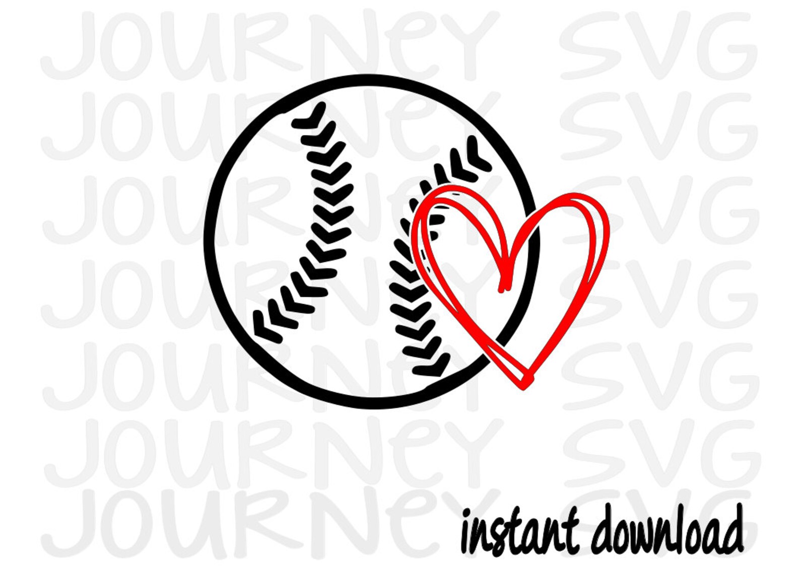 Baseball Heart SVG File, Family Svg, Baseball Svg, Fan Svg, Sport Svg ...
