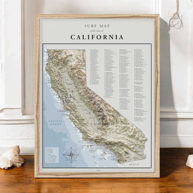 California Map - Etsy