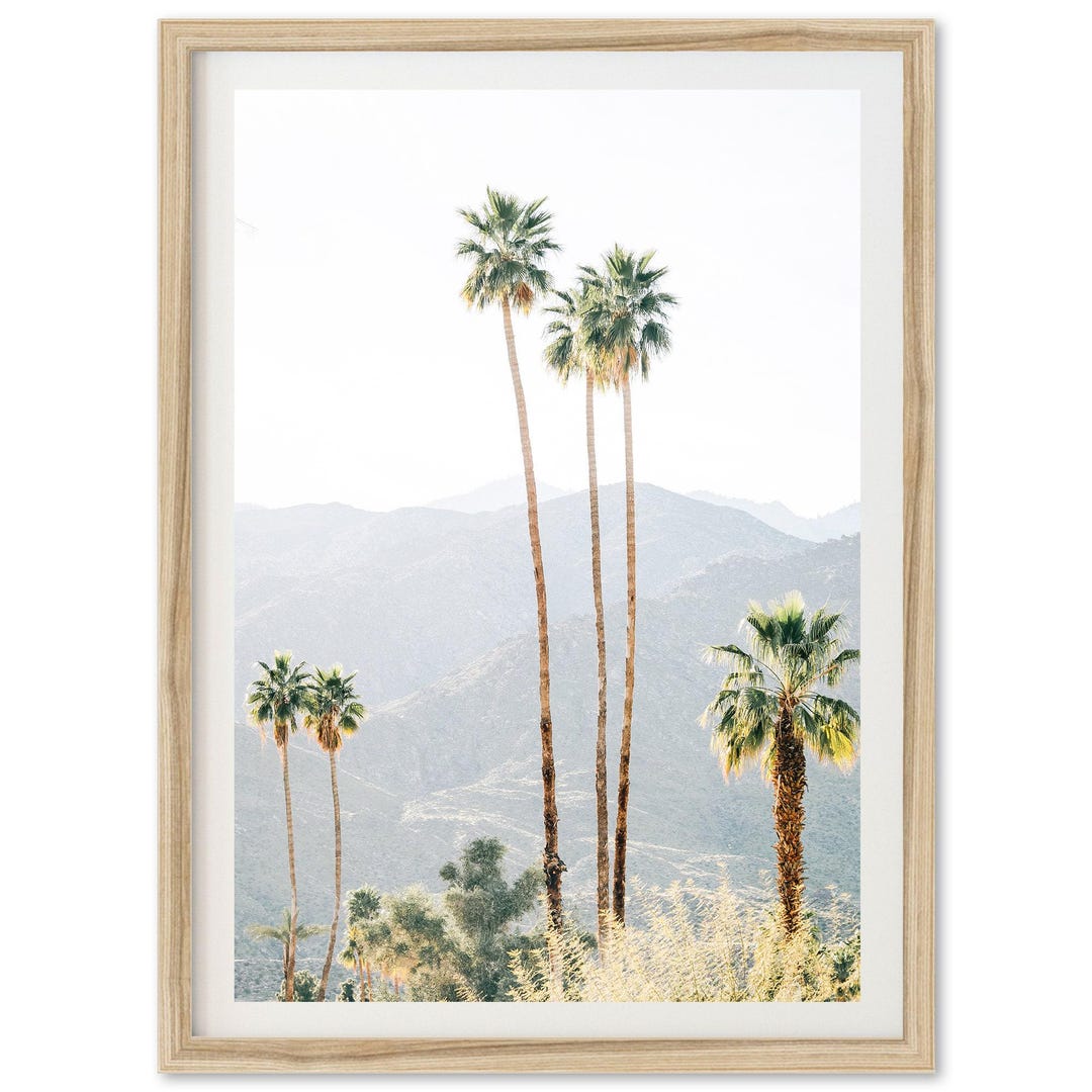 Fine Art Palm Springs Print - California Desert Palm Trees, Framed ...