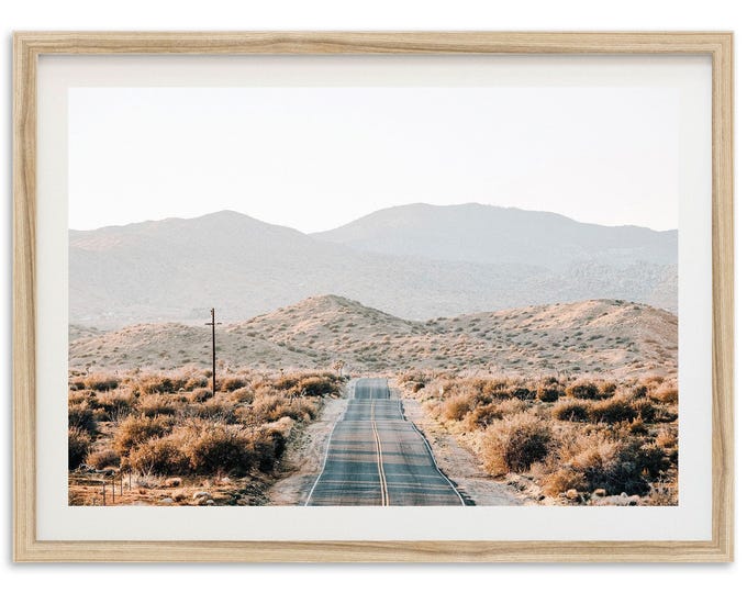 Dillie Thomas California Desert Landscape Print "desert Afternoon", Signed and Numbered 125/500 ...