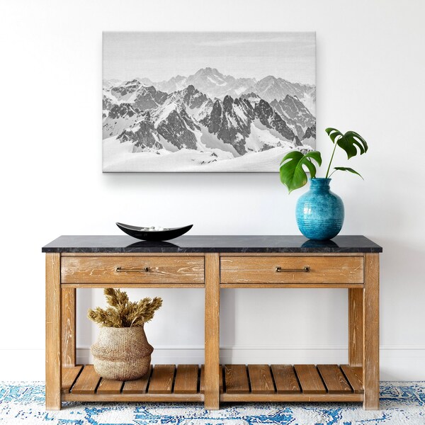 Swiss Mountains Canvas Wall Art - Etsy