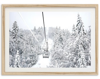 Set of 3 Ski Prints Modern Ski Art Gallery Wall Ski Poster Ski Decor ...