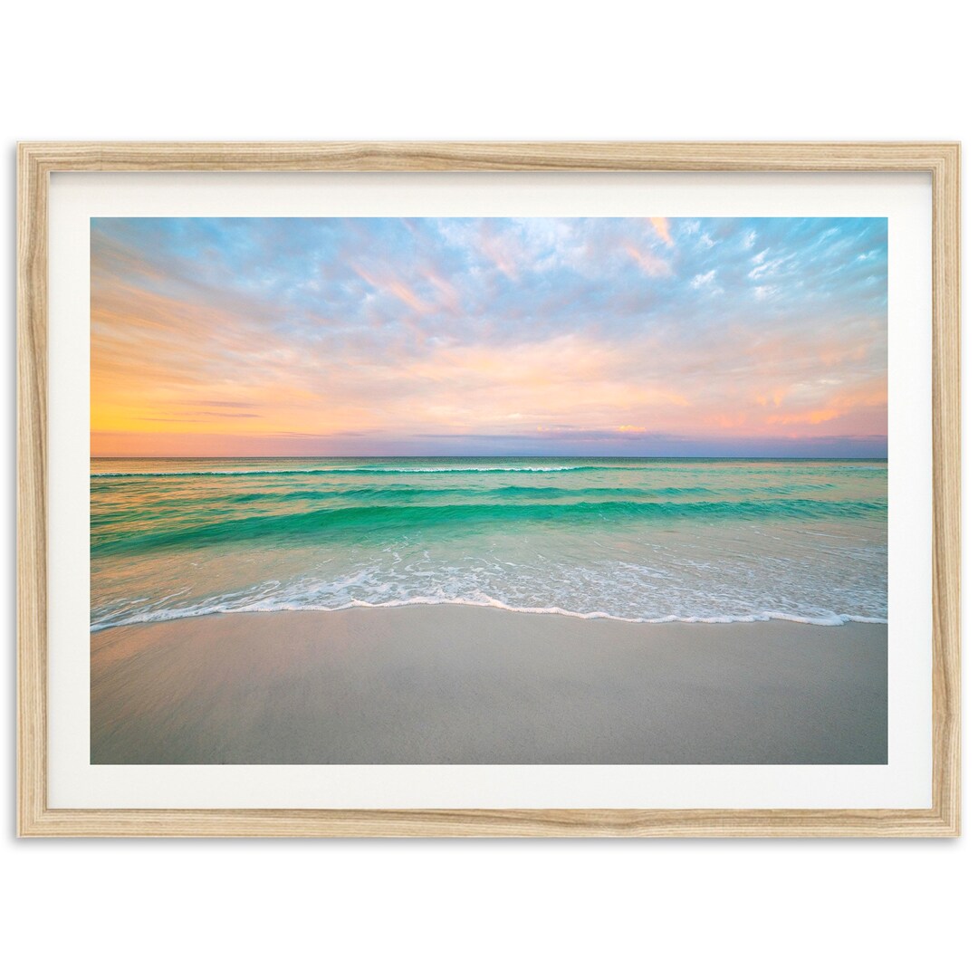 Fine Art Sunset Beach Print Ozeanparadies Florida Seascape gerahmt Fine ...