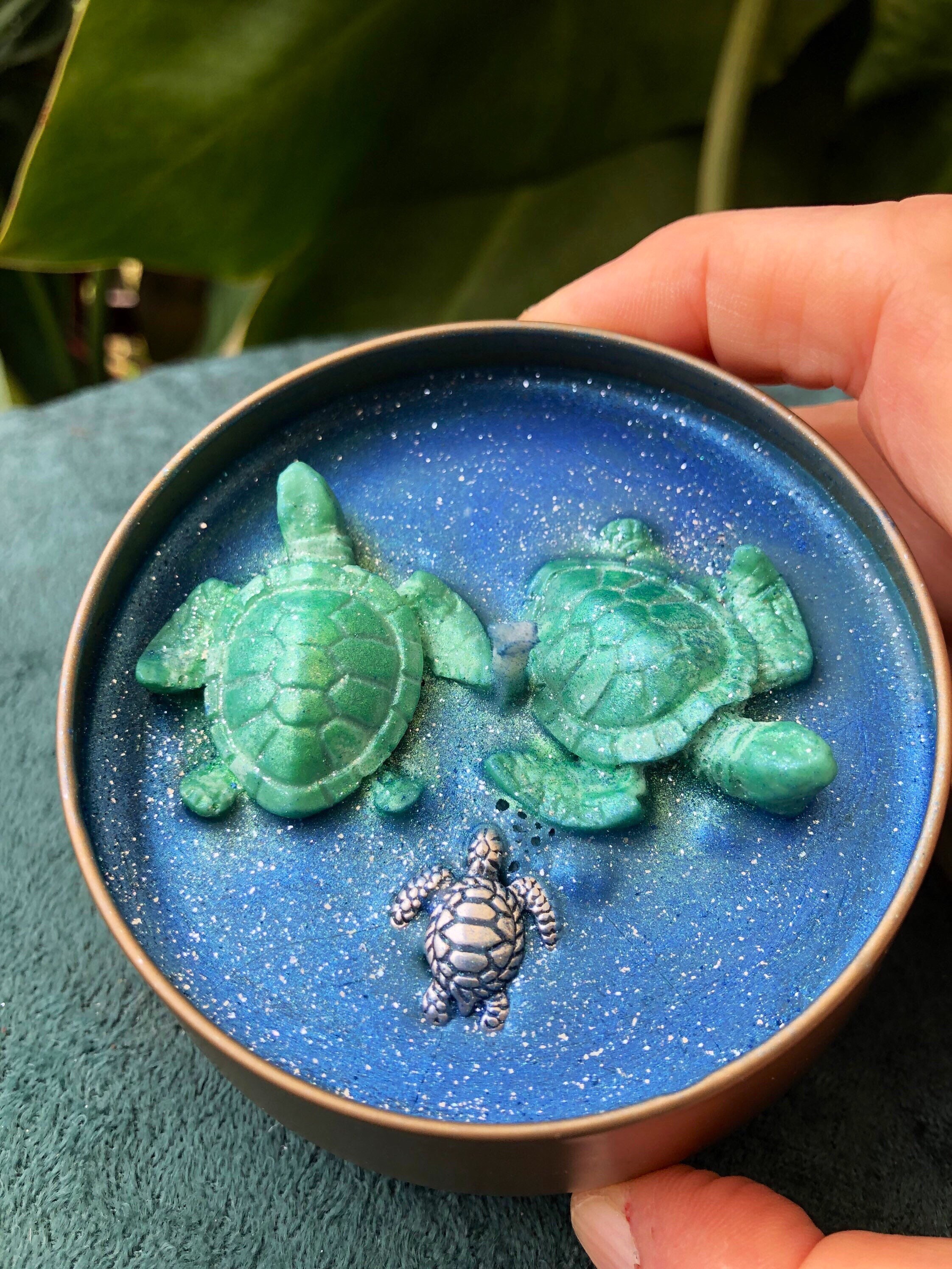 Sea Turtle Soy Candle, New Sea Turtle Family, Sea Turtle Gifts, Turtle ...