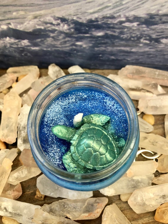 Mini Sea Turtle Candle and Magnet - Etsy