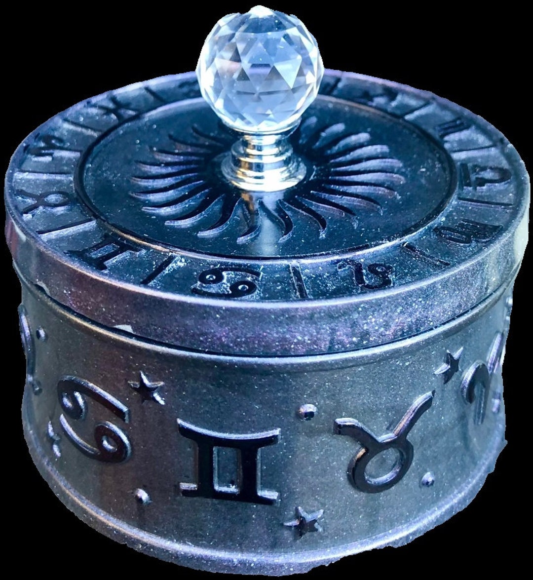 Gorgeous Color Shifting Stash Box, Trinket Box, Astrology Themed Box ...