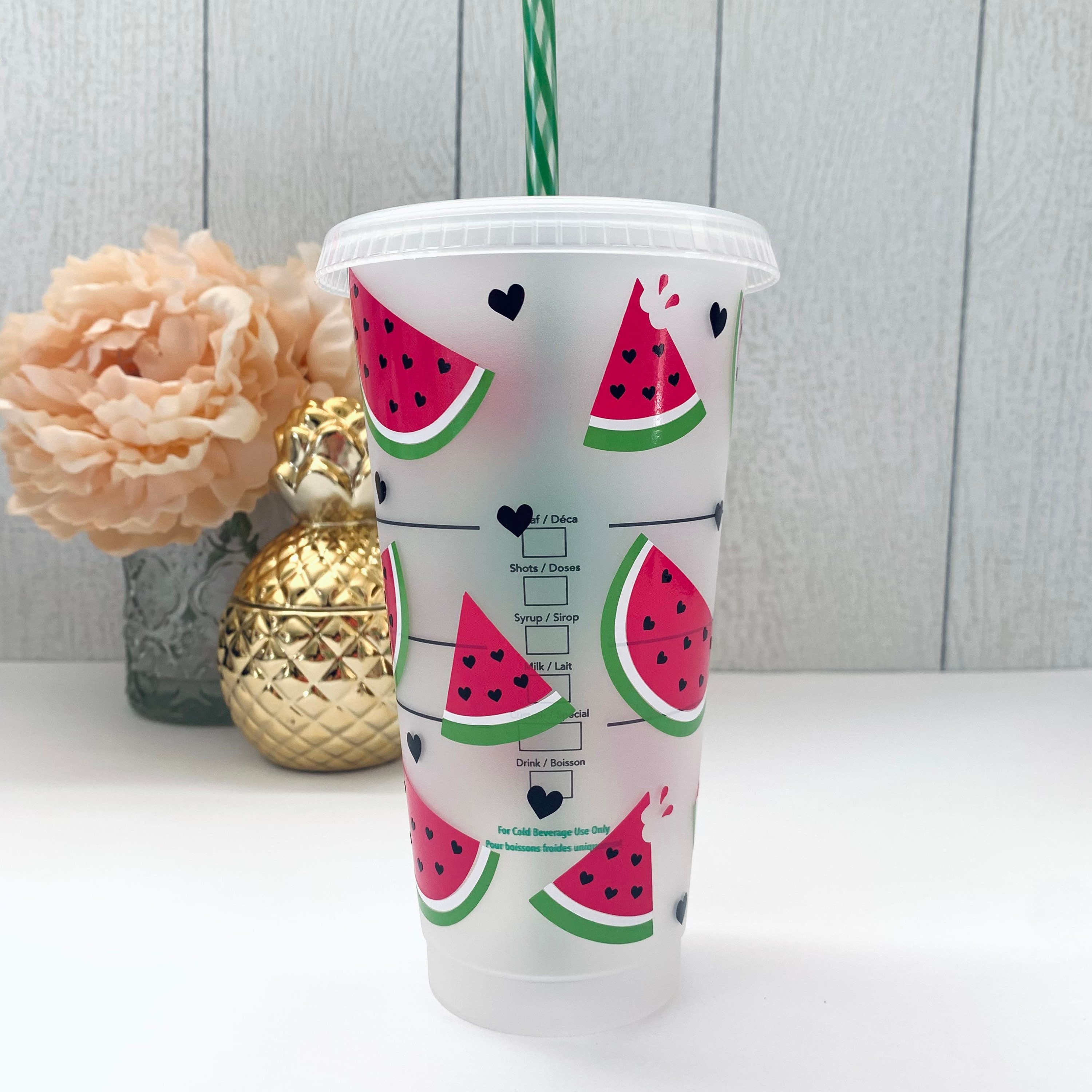 Pineapple cup Watermelon cup Dragonfruit cup Summer | Etsy