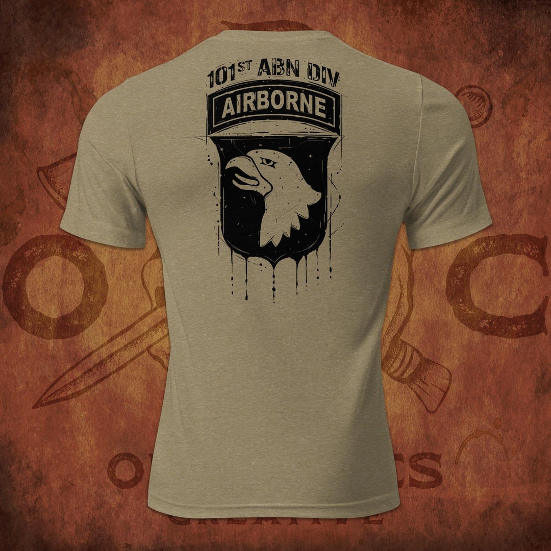 Army 101st Airborne Military T-shirt, Veteran Shirt, Soldier Tee Shirt ...