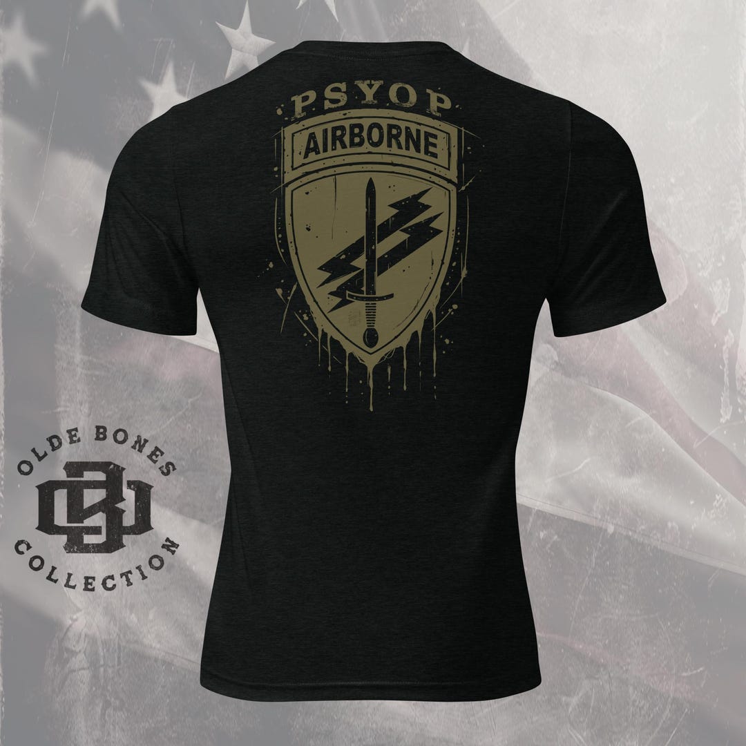 Army PSYOP T-shirt, Army T-shirt for Veterans, Veteran Shirts, Army ...