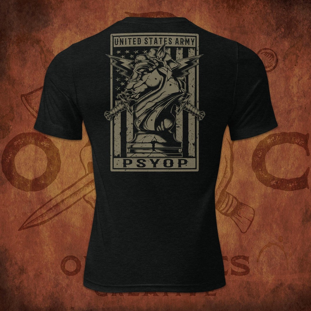 Army PSYOP Insignia Military T-shirt, Veteran Shirt, Soldier Tshirt, Army Gift, Army Tee, Army ...