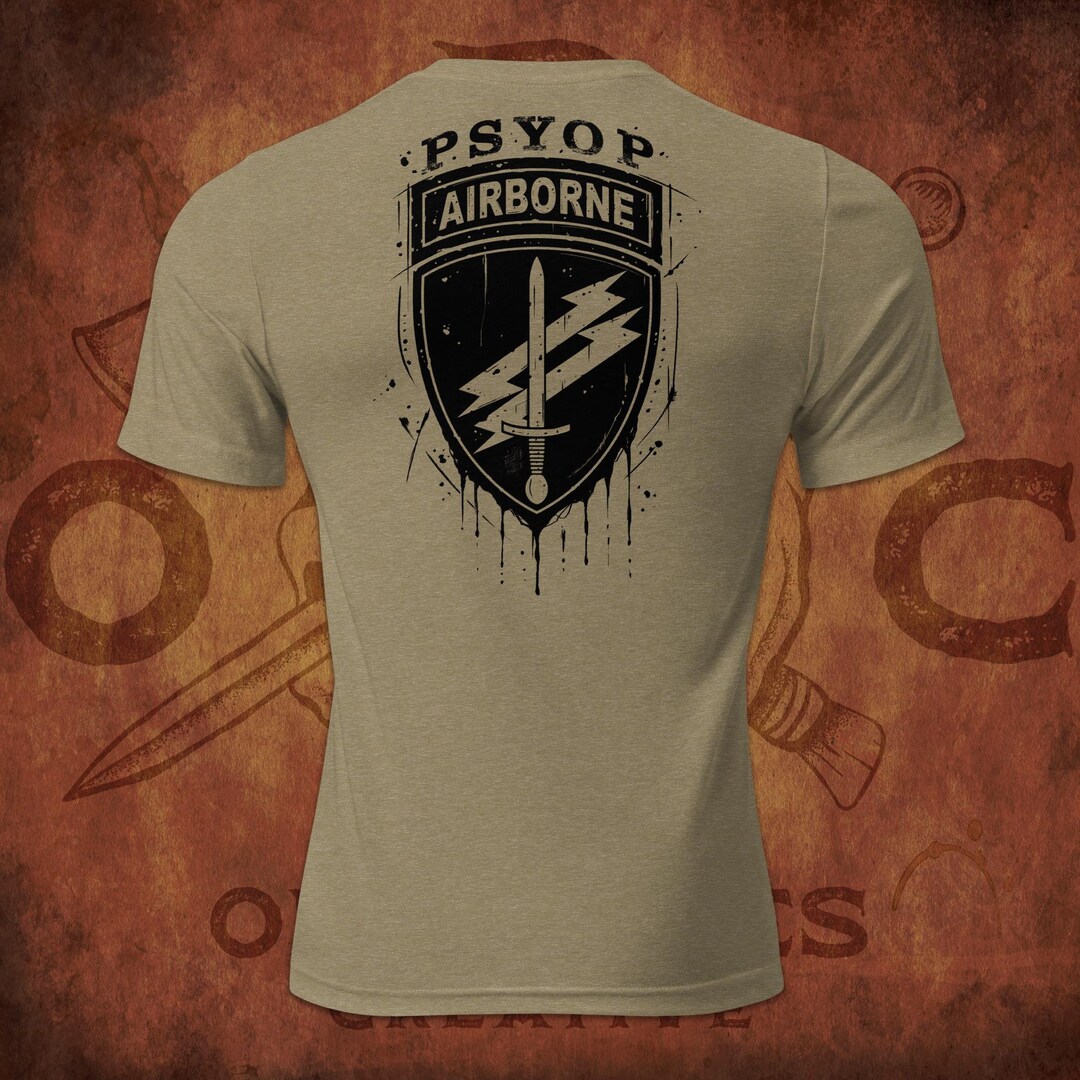 Army PSYOP CAPOC Military T-shirt, Veteran Shirt, Soldier Tshirt, Army Gift, Army Tee, Army ...