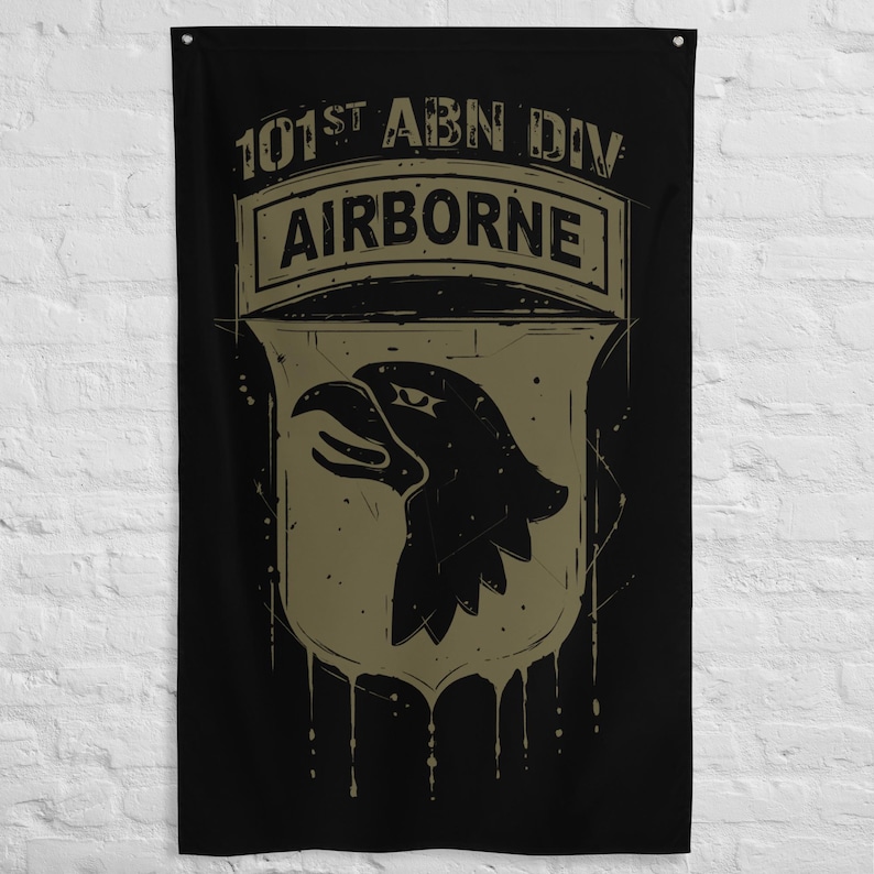 101st Airborne | Military Flag | Army Flag | ONE-SIDED Wall Flag | Flag ...