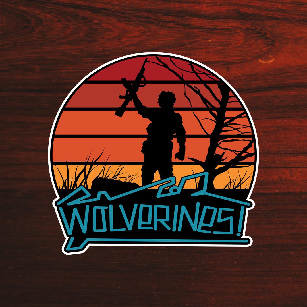 Red Dawn Sticker, 3x3 Sticker,80s Movie Stickers, Wolverines Stickers ...